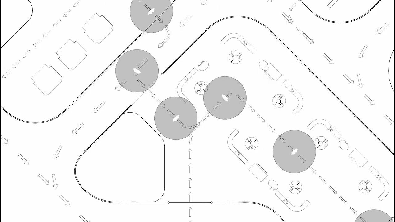 Pedestrian Simulation for Testing a Unidirectional Circulation at the ...