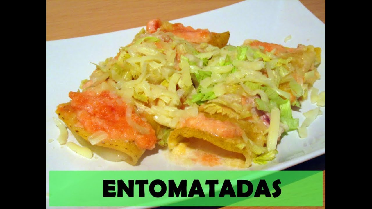 ENTOMATADAS DE POLLO - YouTube