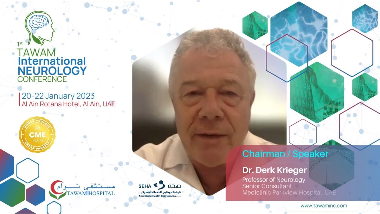 Invitation Message from Dr. Derk Krieger | 1st Tawam International ...
