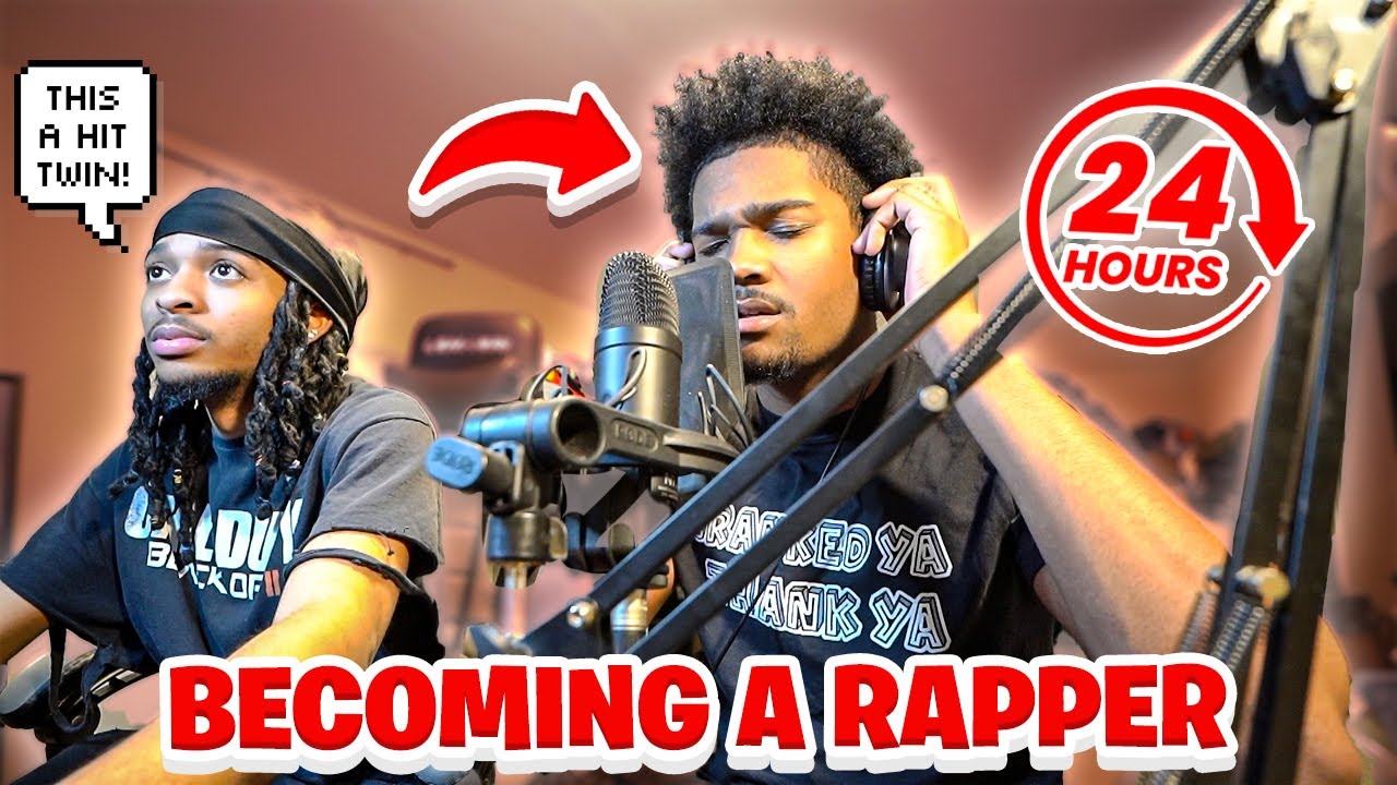 BECOMING A RAPPER IN 24 HOURS FT. VNSTER *WE MADE A HIT* - YouTube