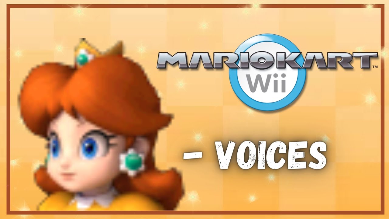 Mario Kart Wii - Princess Daisy's Voice - YouTube