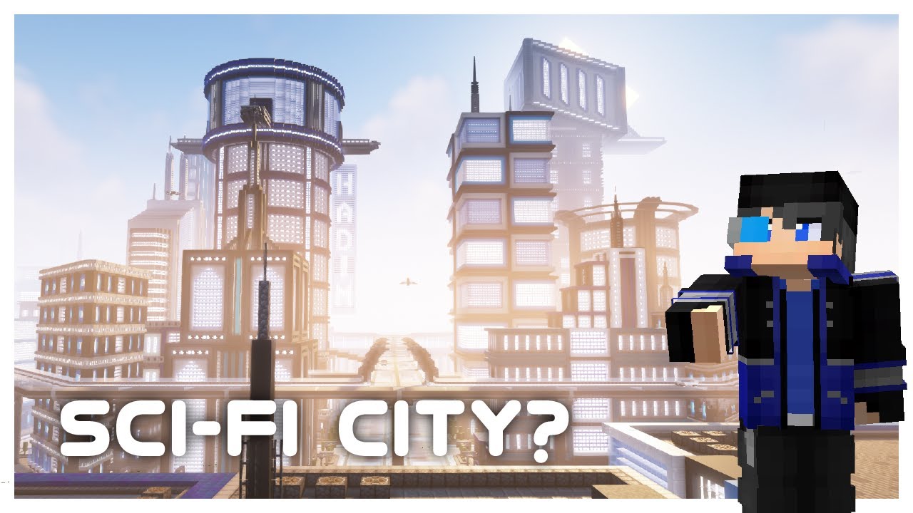 Modern Futuristic Sci-fi City | Minecraft Cinematic Timelapse - YouTube