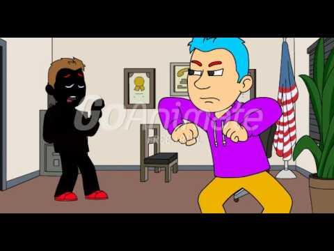 GoAnimate: Evil hater scares the principal/grounded - YouTube