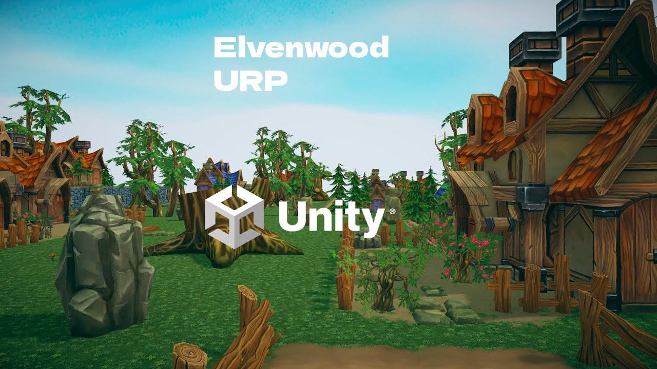 UNİTY / URP FANTASY VILLAGE " Elvenwood " - YouTube