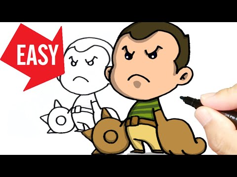 How to draw spider man SANDMAN｜Easy & Cute CHIBI drawing for beginners ...
