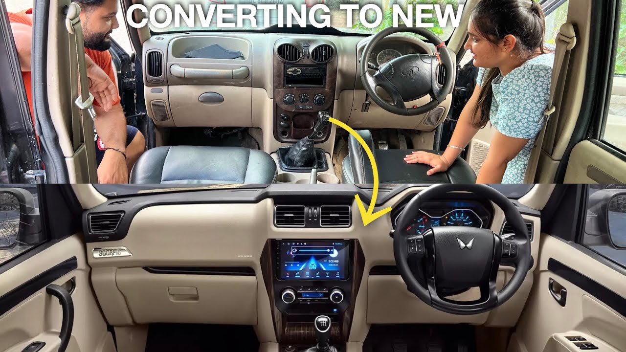 CONVERTING OUR SCORPIO INTERIOR - OLD TO NEW ️ - YouTube