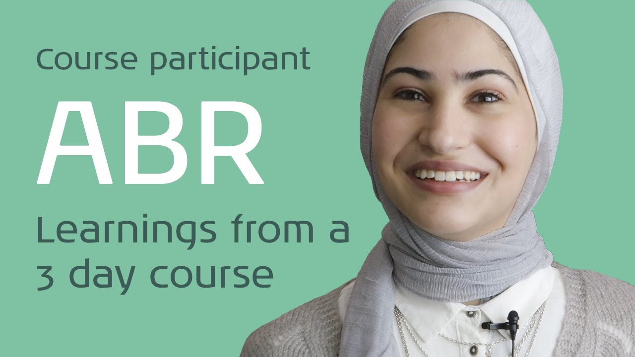 Course participant: I'm taking ABR knowledge back to my country - YouTube