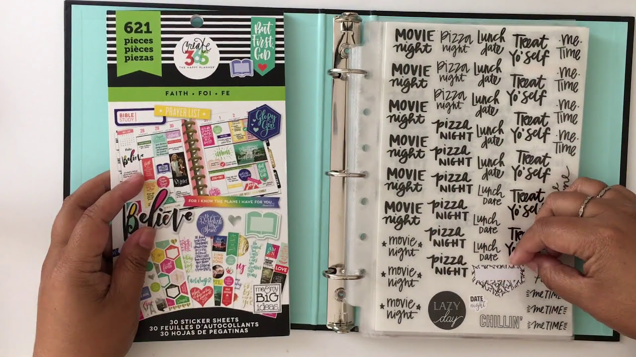 Sticker Organization - YouTube