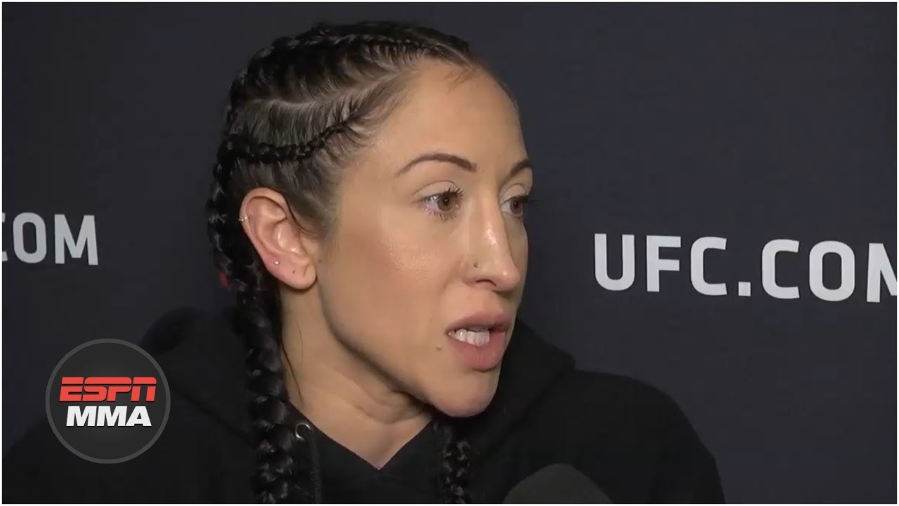 Jessica Penne: My ankle popped in warmups | UFC Fight Night | ESPN MMA ...