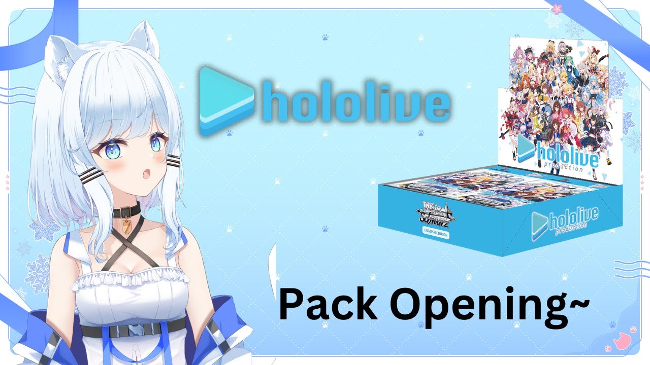 Hololive Vol 2. Booster Box Opening - YouTube
