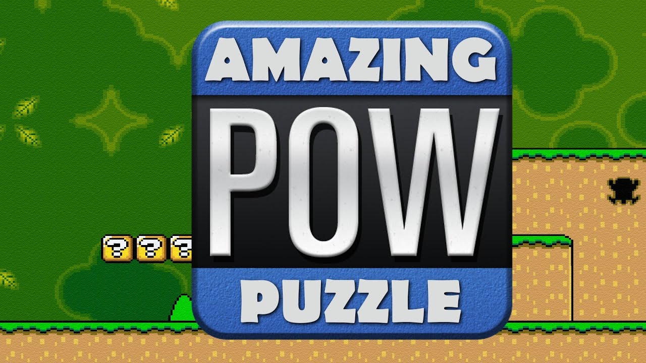 Amazing POW Puzzle | Mario Maker - One Screen Puzzle - YouTube