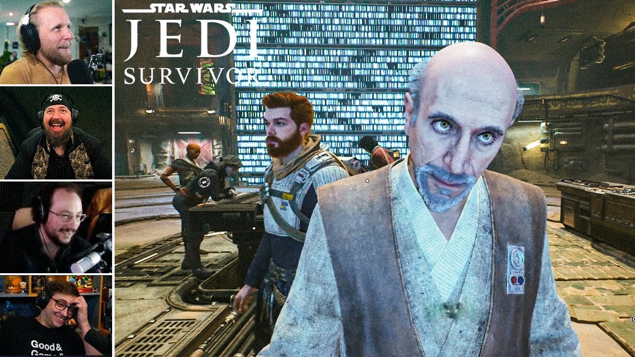 Streamers React to Star Wars Jedi Survivor Funny Moments/Glitches Part ...