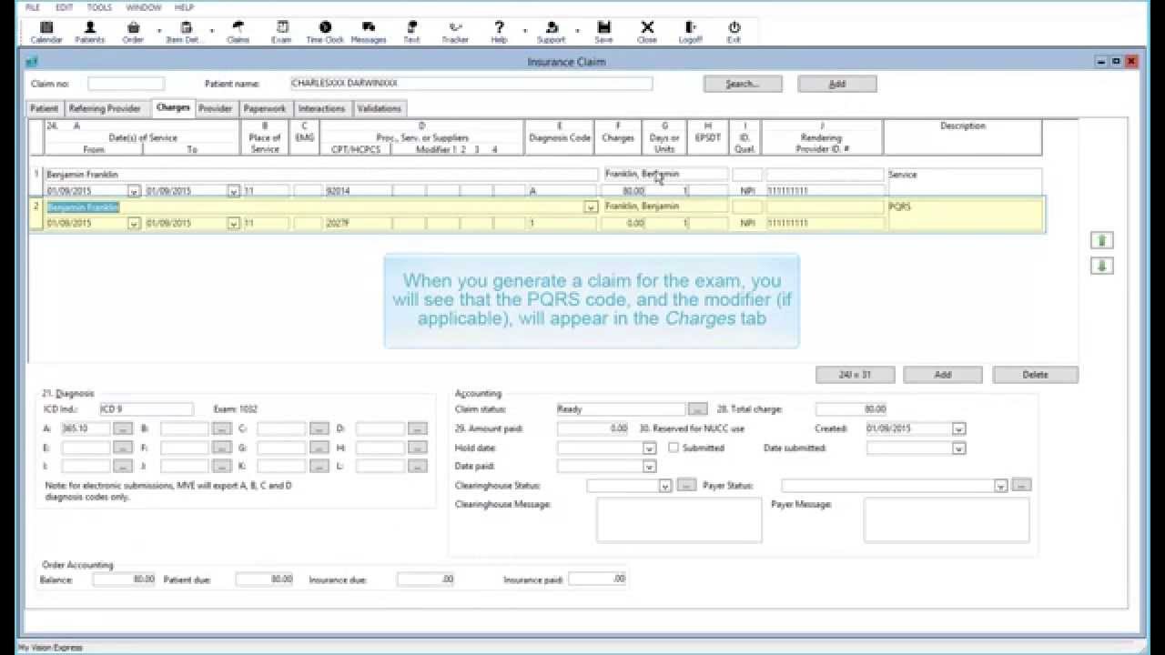 My Vision Express®: PQRS Walkthrough - YouTube