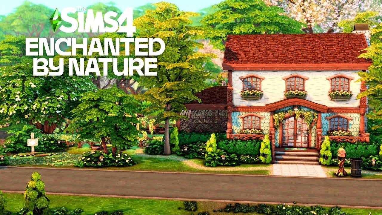 Innisgreen Family Home🌿Sims 4 Enchanted By Nature Speed Build - YouTube