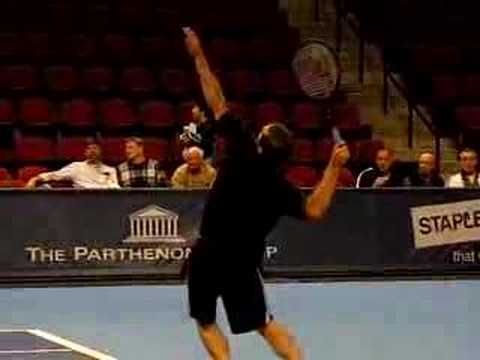 Sampras Slow Motion Serve and Volley - YouTube