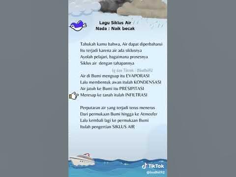 Lagu Siklus Air Nada Naik Becak - YouTube