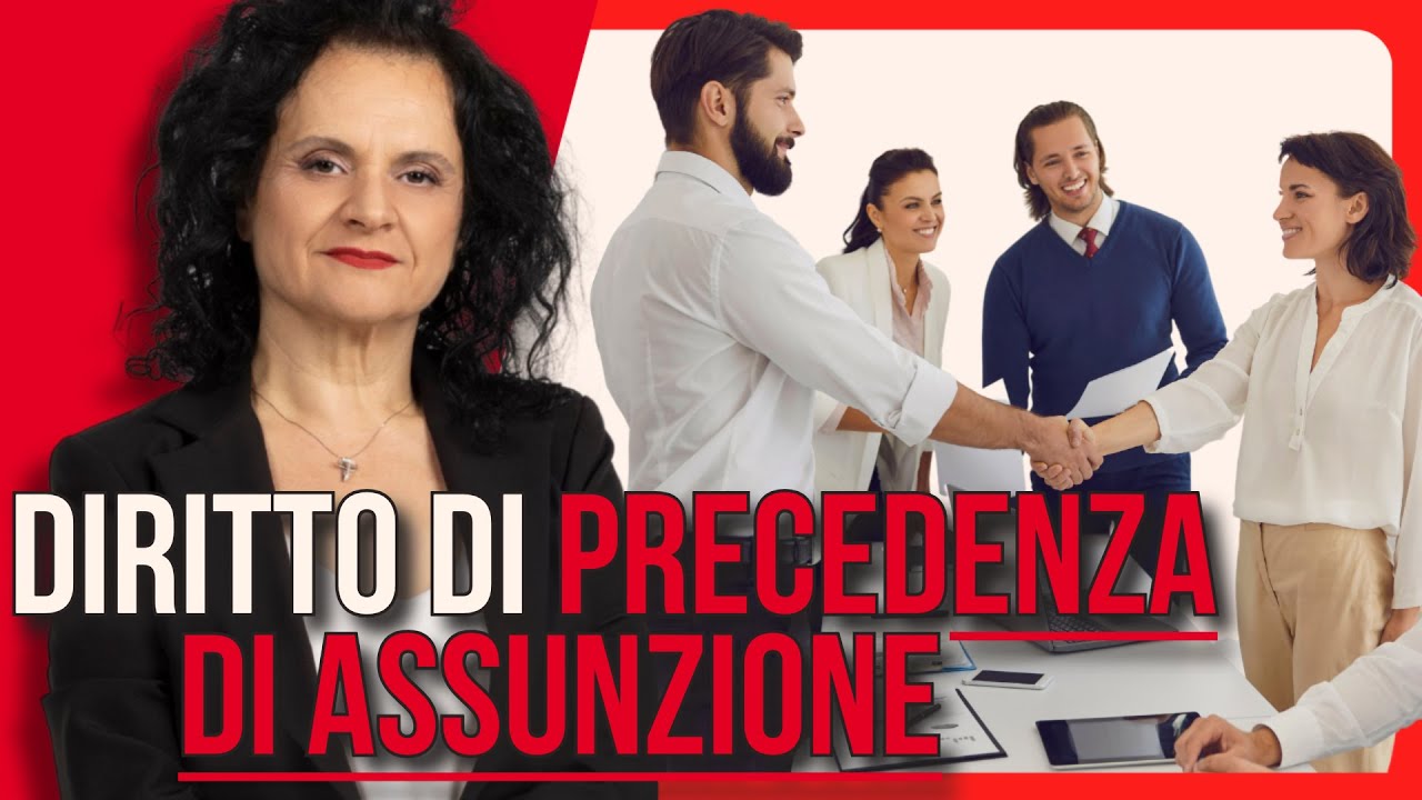 DIRITTO DI PRECEDENZA DI ASSUNZIONE, cos'è e come funziona? - YouTube