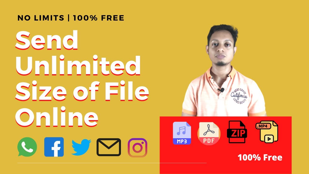 Send Unlimited Size File Online Free Without Google Drive | Send Large ...