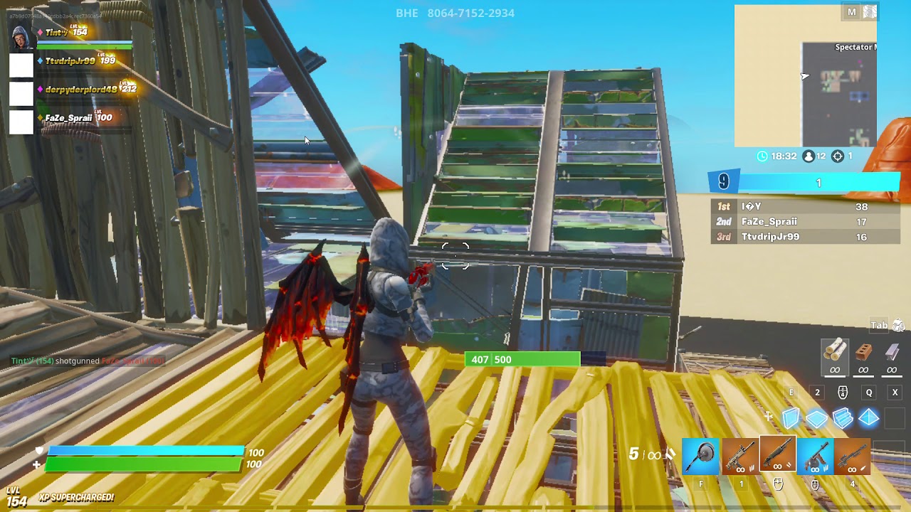 dope fortnite side jump just a peek of my skill - YouTube