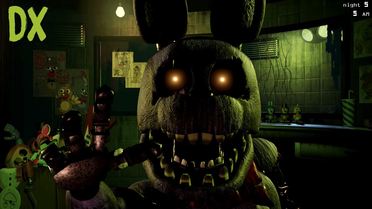 FNAF 3 Deluxe Edition - 2 Extra Characters (Night 5 Gameplay) - YouTube