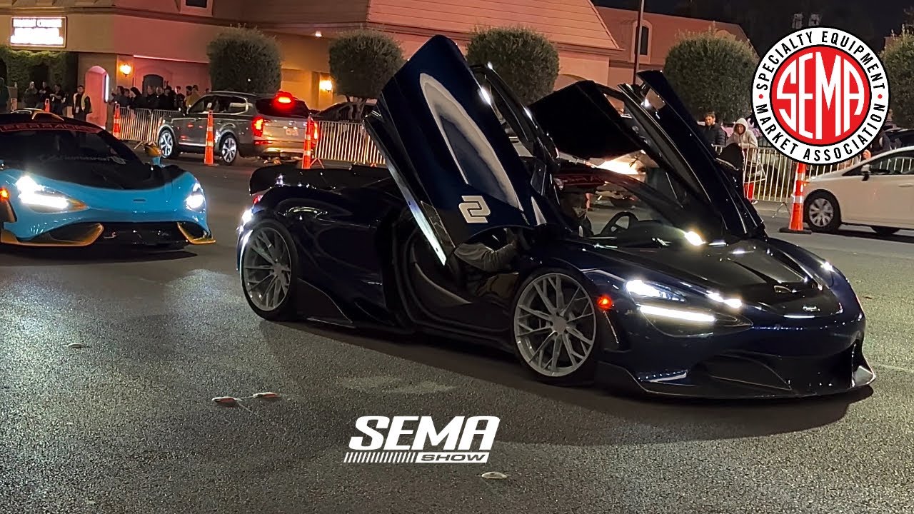 Exotics cars and extreme custom cars cruising the street of Las Vegas ...