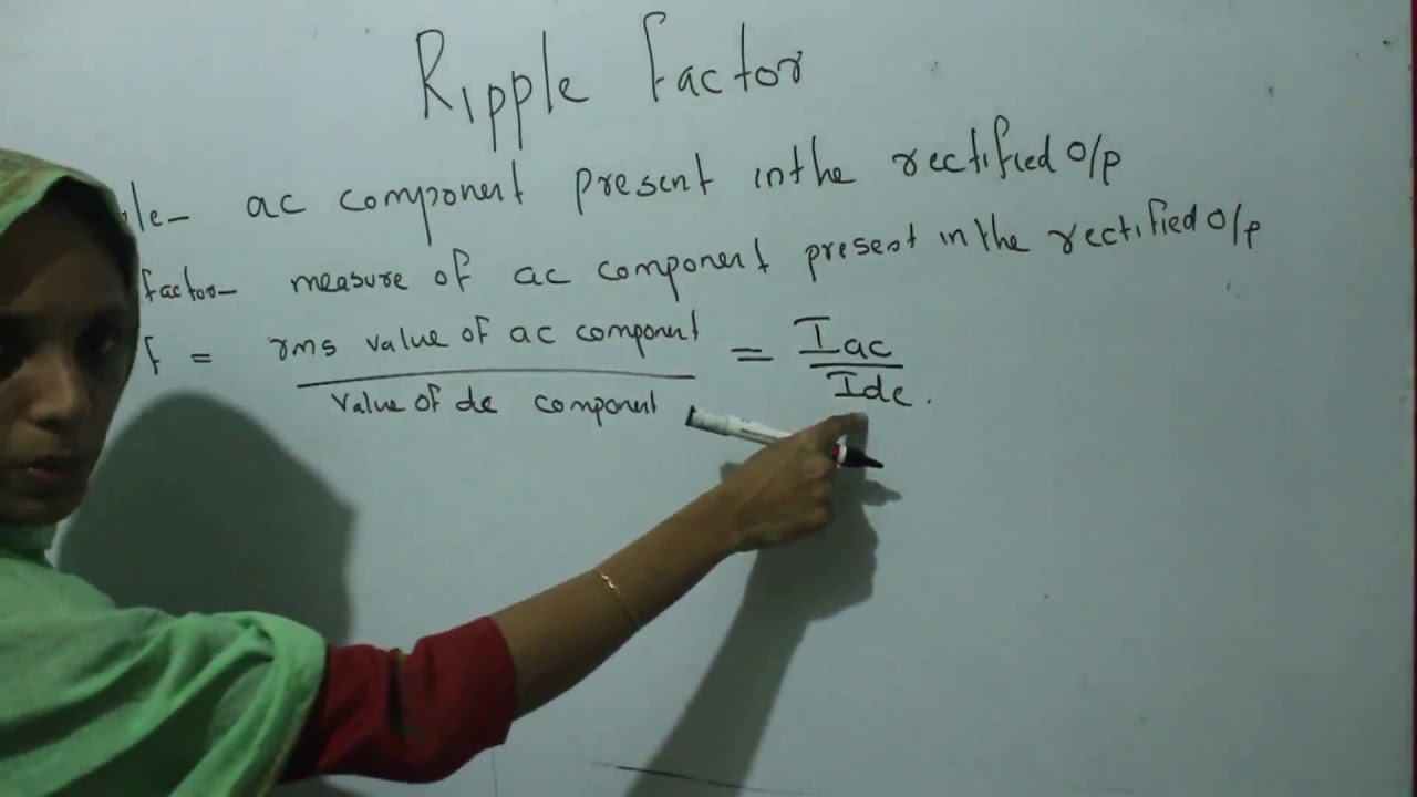 Lecture 5 -Ripple Factor - YouTube