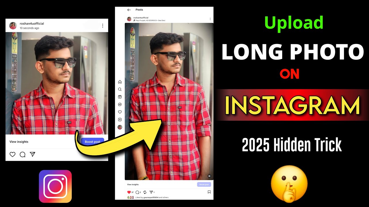 How To Post Long Photo On Instagram | Upload Long Photo On Instagram ...