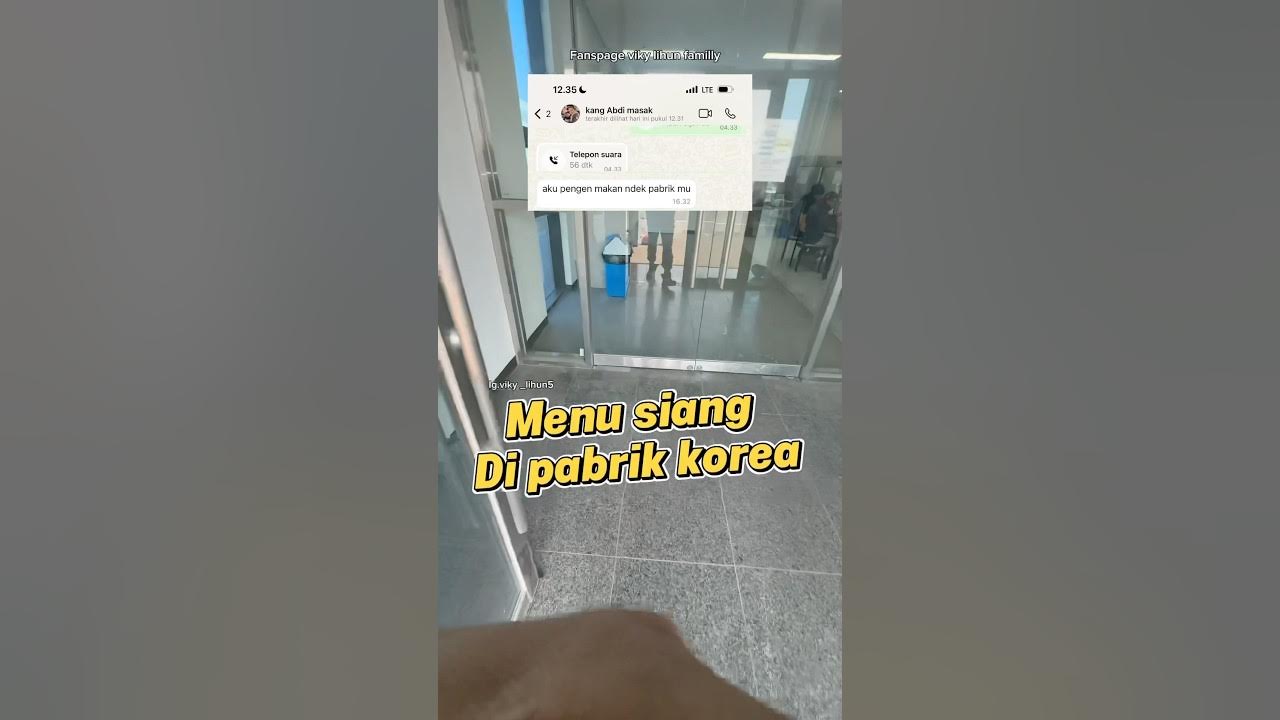 Menu siang di pabrik korea king abdi kepengin nyicipi bungkusna apa yah🤪 - YouTube