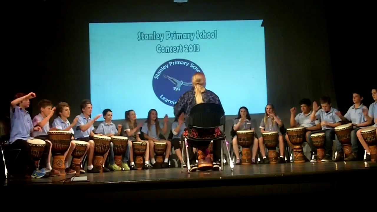 DRUMBEAT Stanley Primary School 2013 - YouTube