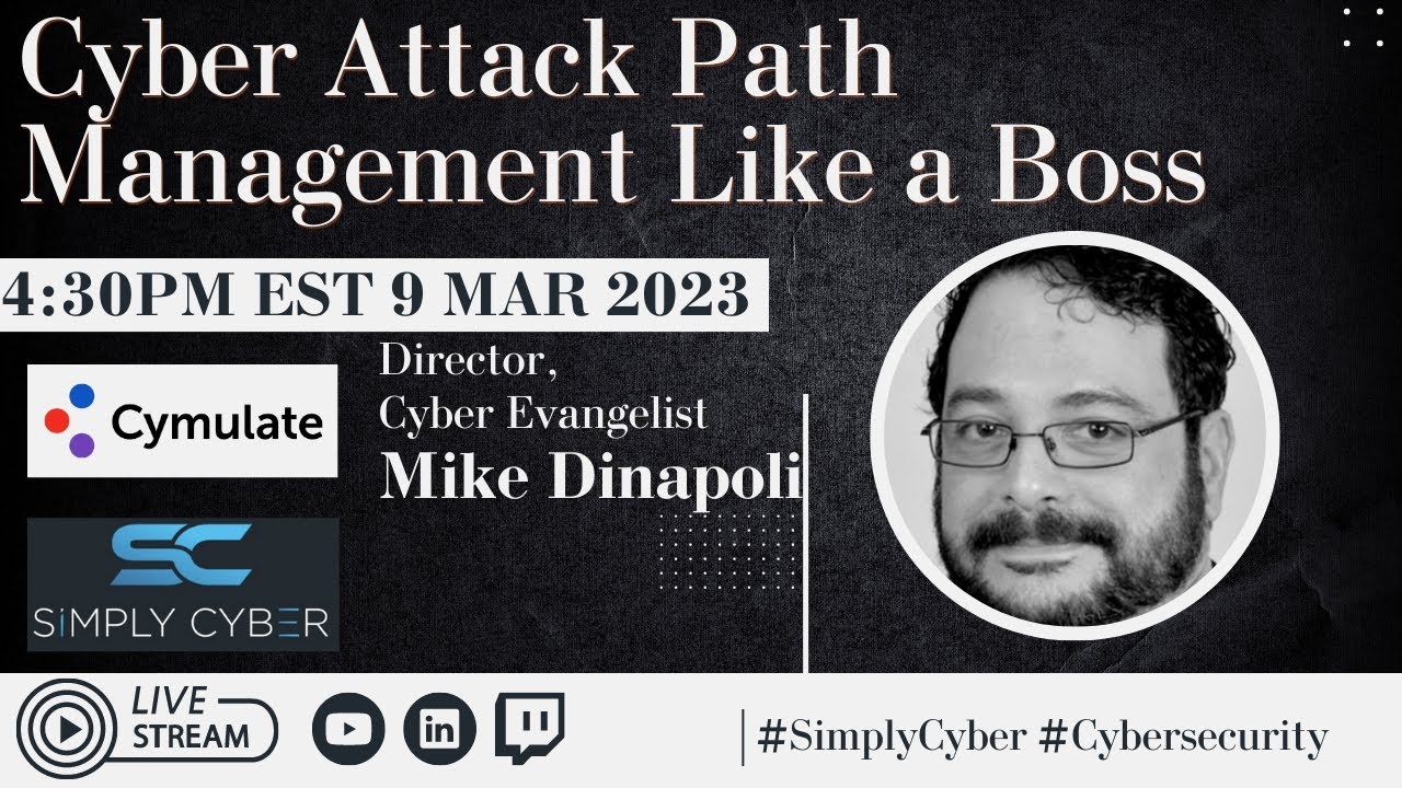 🔴 Cyber Attack Path Management Like a Boss - YouTube