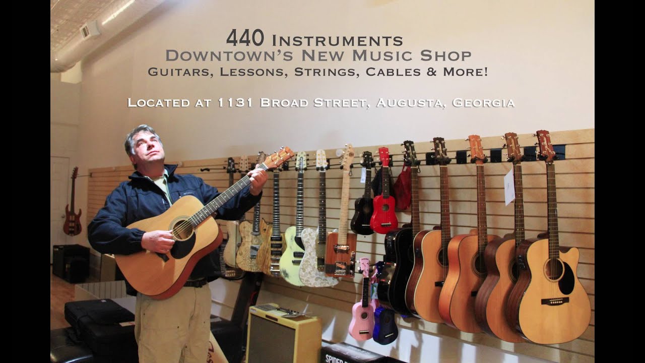 440 Instruments - Downtown Augusta's Music Shop - YouTube