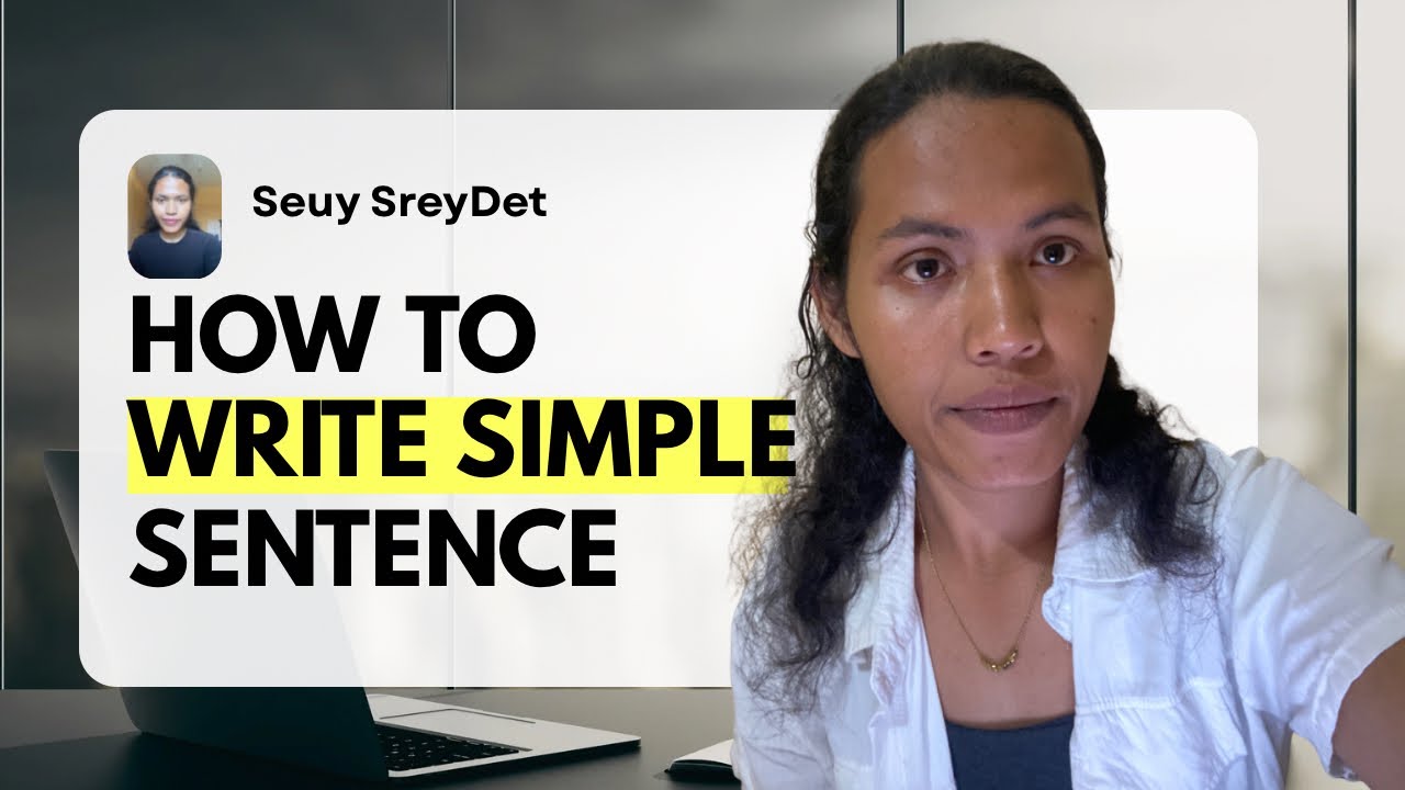 Part 2: How to make Simple Sentence( SVV, SSV, SSVV ) - YouTube