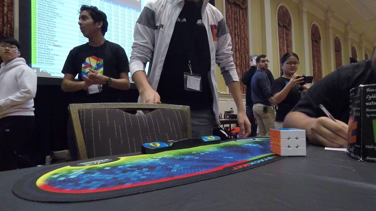 4.24 Rubik's Cube North American Record | Patrick Ponce - YouTube