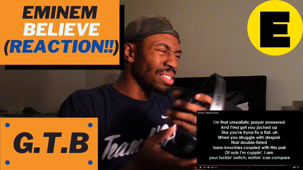 EMINEM- BELIEVE (REACTION!!) HE'S APPROACHING FINAL FORM!! DON'T GIVE ...