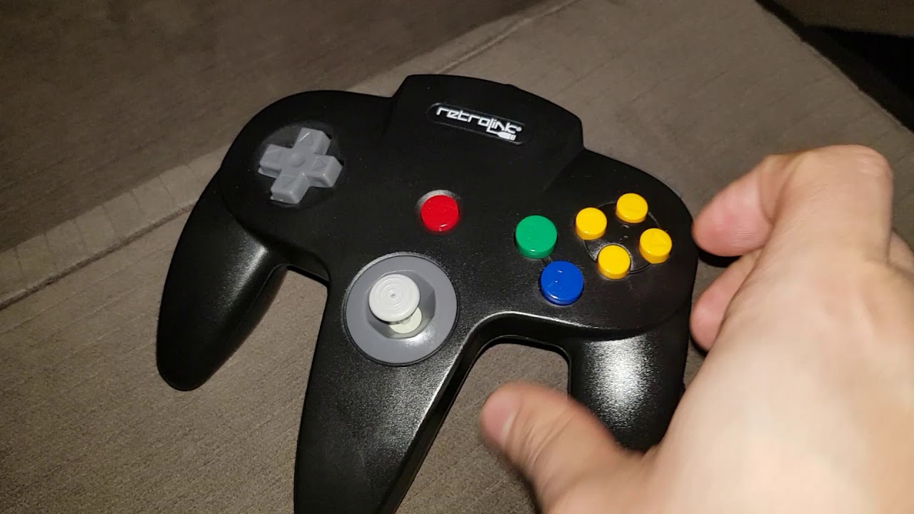 Retrolink N64 controller - YouTube