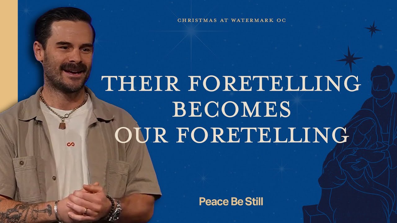 Their foretelling becomes OUR foretelling // "Peace Be Still" Series ...