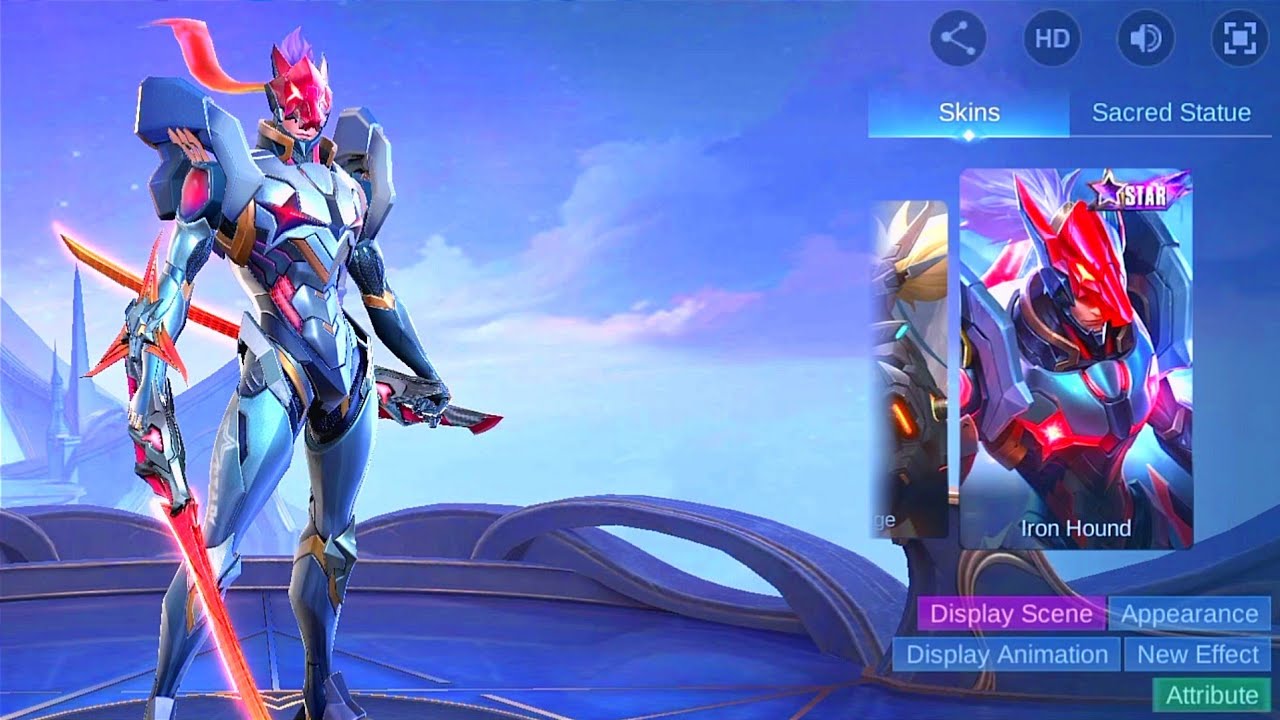 Saber Starlight Skin Saber Hound Of Iron Painted Starlight Skin Mobile ...