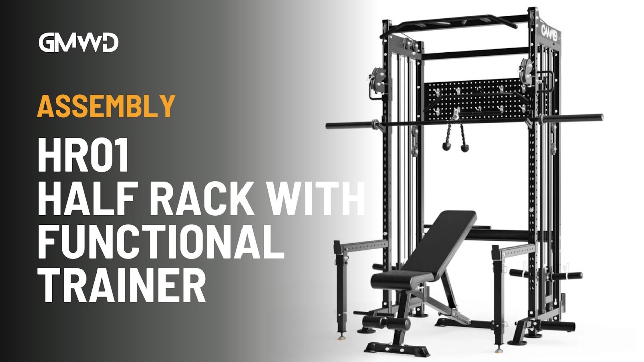 GMWD Half Rack with Functional Trainer HR01 | Assembly Guide - YouTube