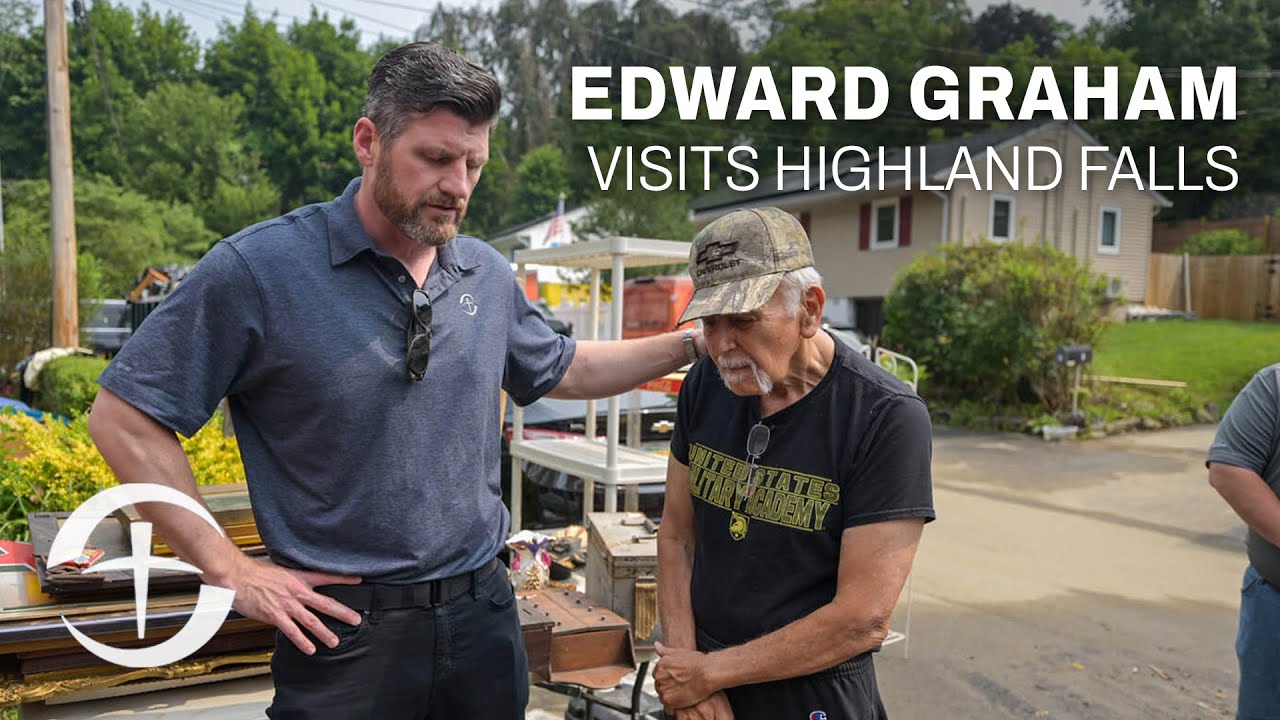 Edward Graham Sees Relief Work in Highland Falls - YouTube
