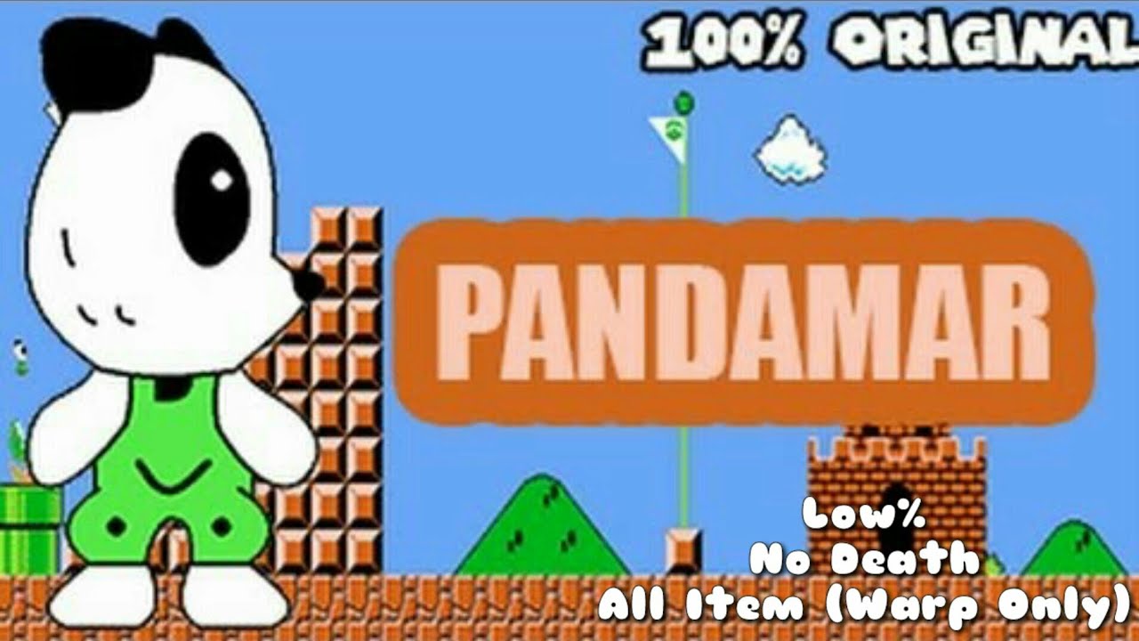 Pandamar (SMB1 Hack) Gameplay Walkthrough Low% (No Death & All Item ...