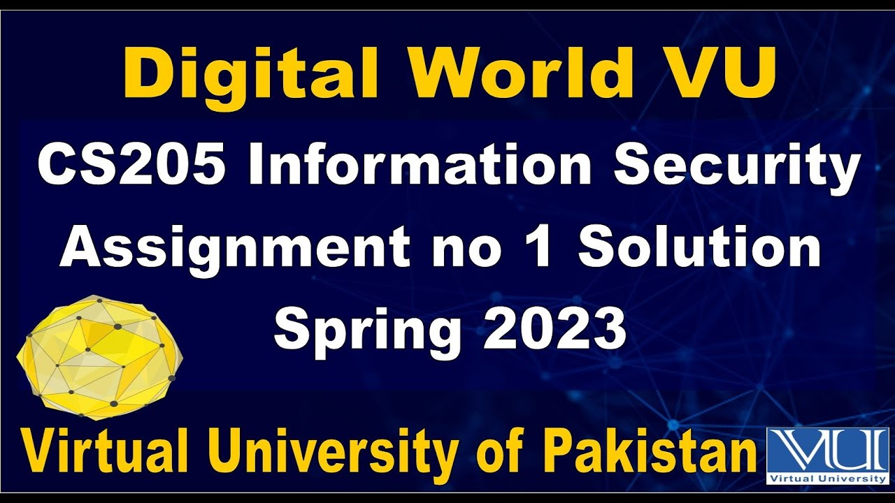 CS205 Assignment No 1 Solution Spring 2023 - YouTube
