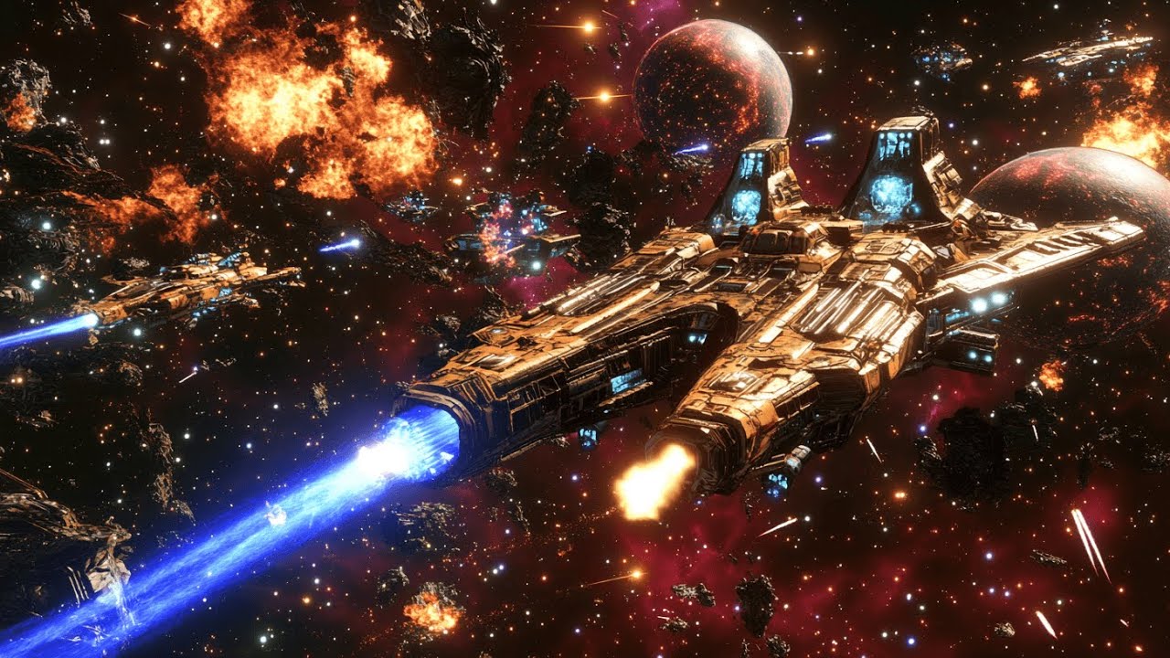 Alien Fleet in Chaos as Human Warships Strike with Swarming Fury | Best ...