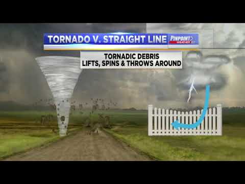 Tornado v Straight Line Winds - YouTube