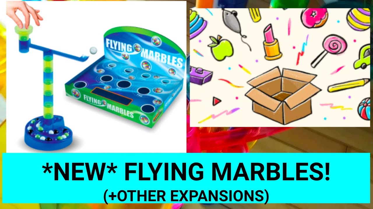 *NEW* FLYING MARBLES UNBOXING! - YouTube