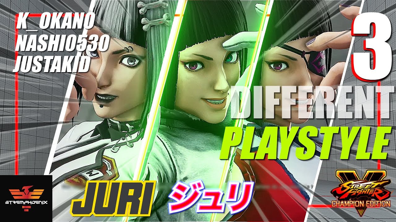SFV CE Juri [Season 5] | SF5 3 Different Playstyles スト5 - YouTube