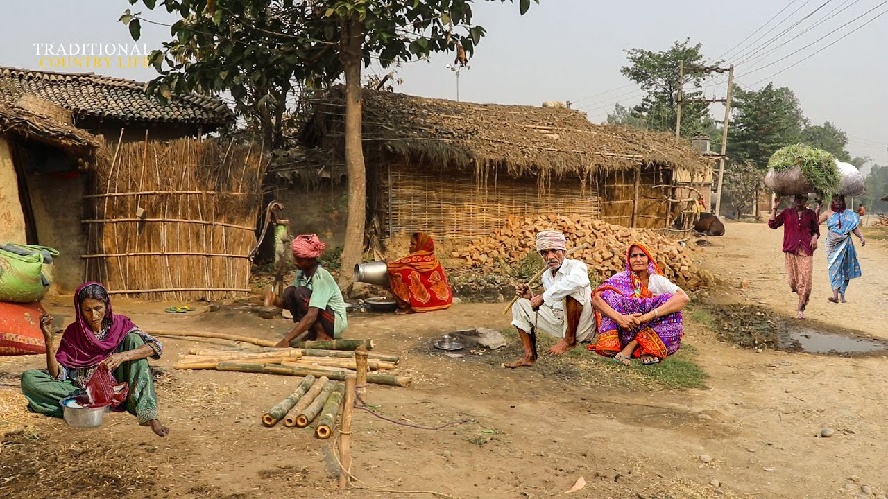 Natural Life Of Rural Village Nepal || Village Life In Asia Region ...