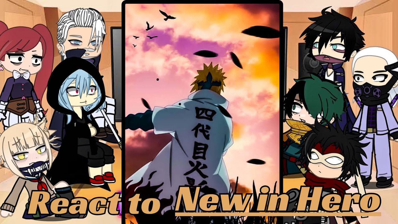 MHA BNHA villains 𝙧𝙚𝙖𝙘𝙩 𝙩𝙤 minato | naruto shippuden | deku | Gacha ...