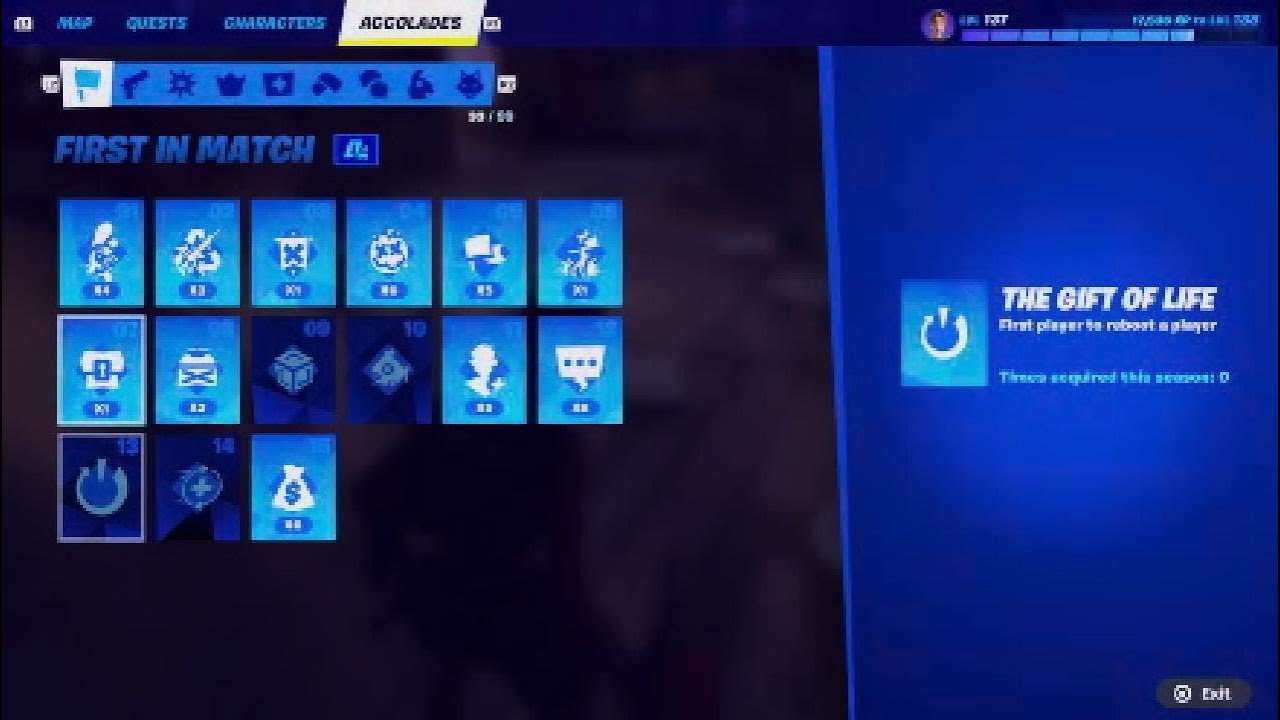 Acquire 200 Accolades or Accomplishments | Fortnite Chapter 6 Season 2 ...