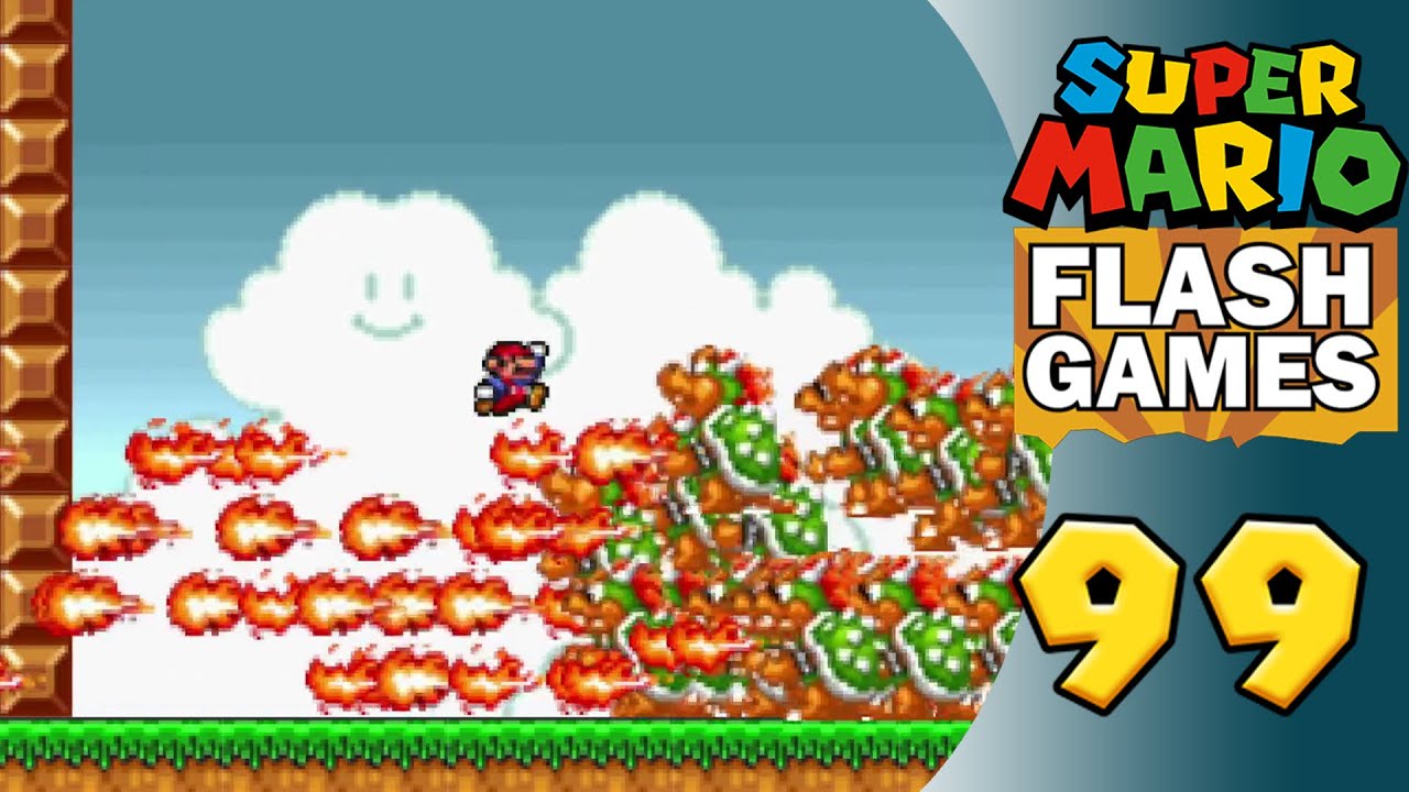 Super Mario Flash Games - Part 99 - Meine Level von 2008 - YouTube