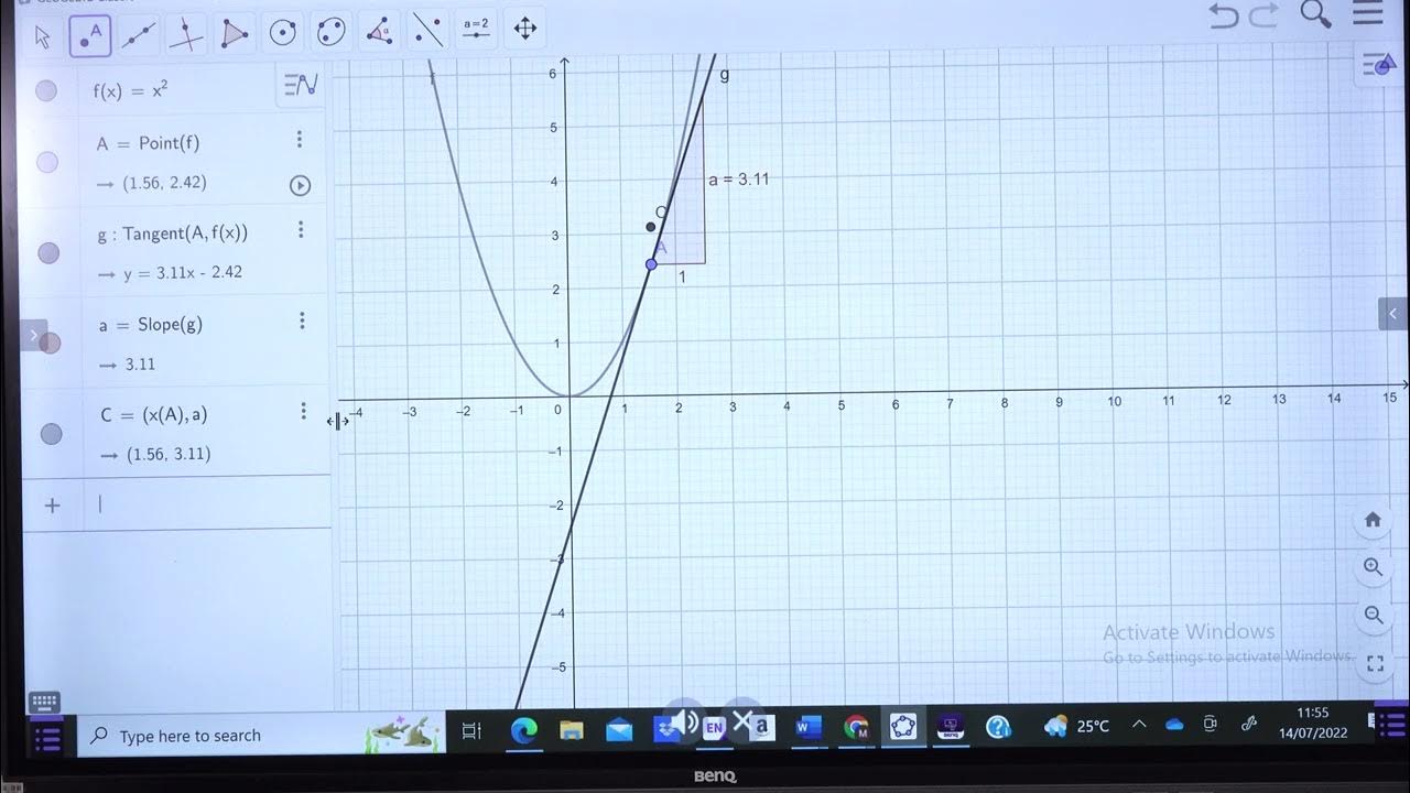 Geogebra Inverse function - YouTube